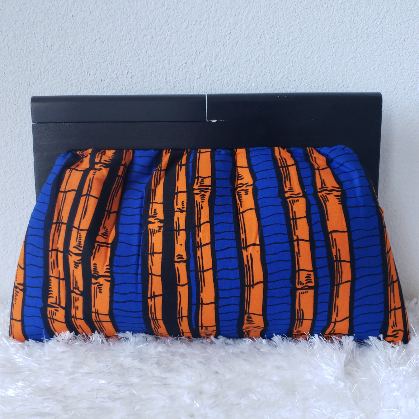 Wooden Frame Ankara Clutch – Uwakstar Designs