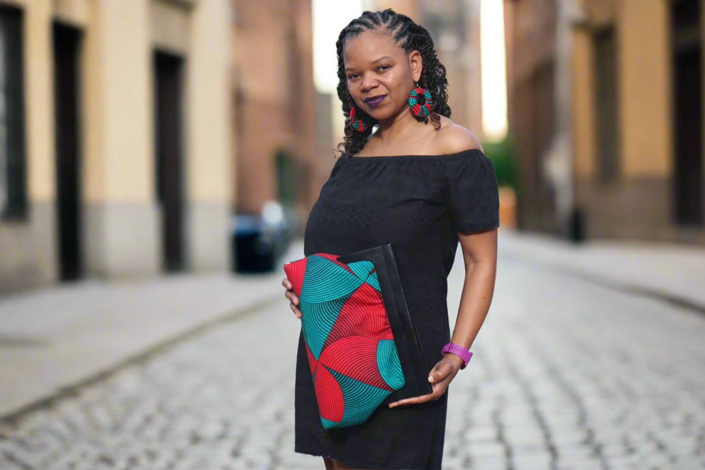 Wooden Frame Ankara Clutch – Uwakstar Designs