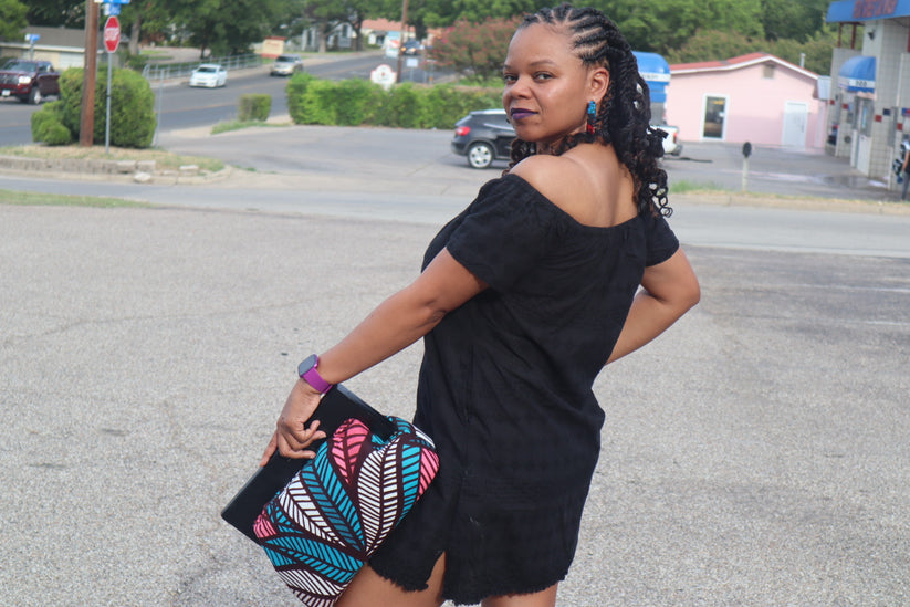 Wooden Frame Ankara Clutch – Uwakstar Designs